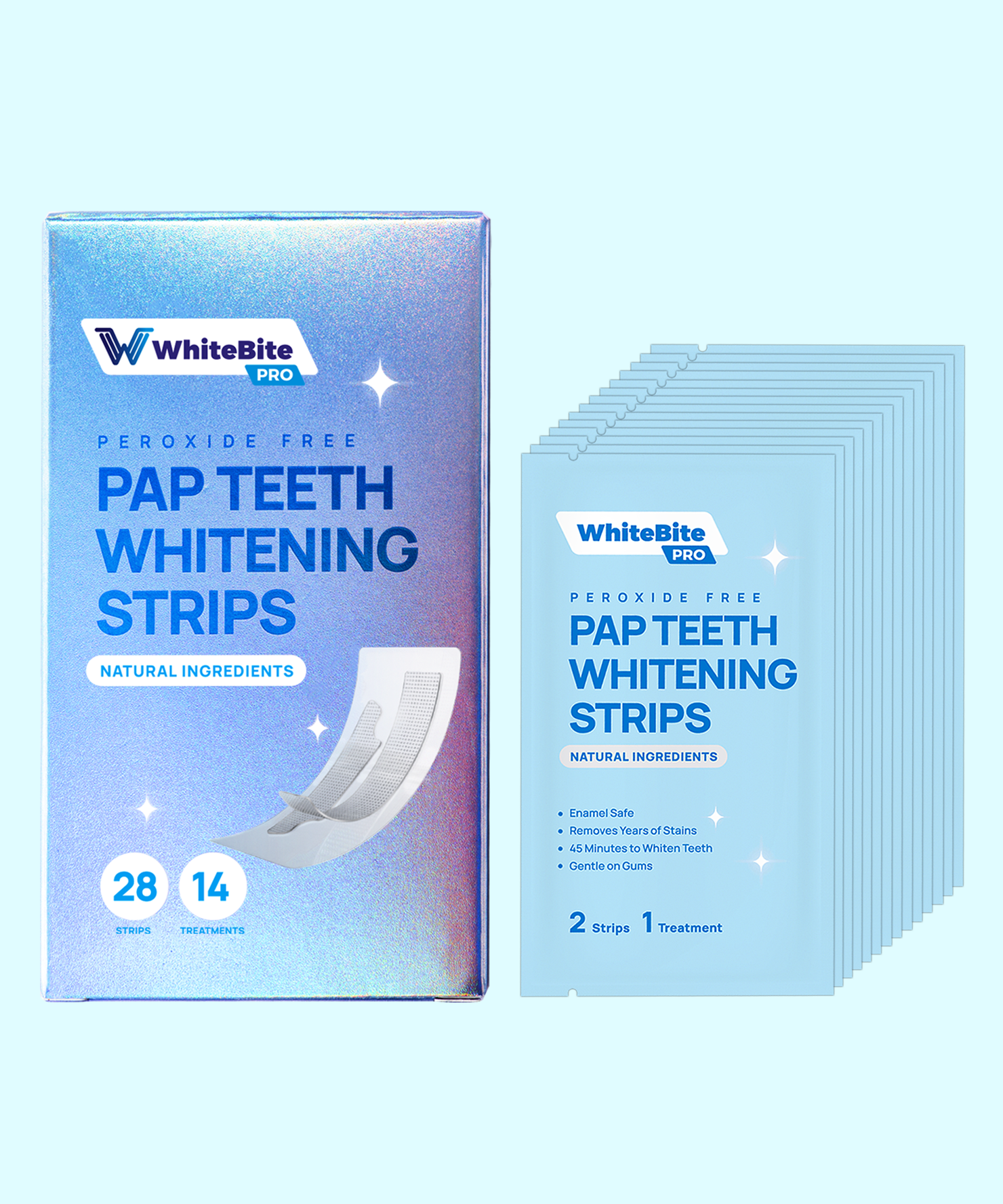 Whitebite Pro｜Natural Pap Teeth Whitening Strips – WhiteBite LLC